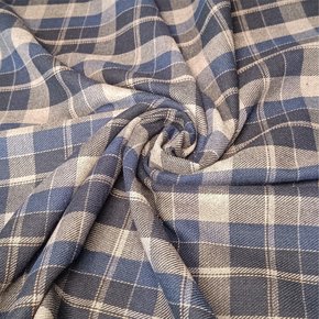 Tecido Flanela Check Everest Xadrez (metro) - Azul | Amo Tecidos